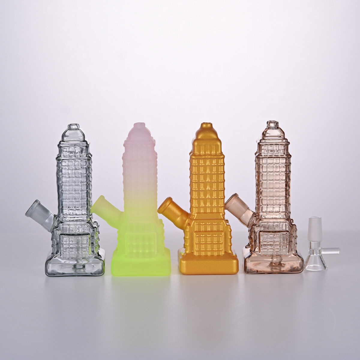 New Design Creative Colored Lighthouse Shape Gradient High Borosilicate ...
