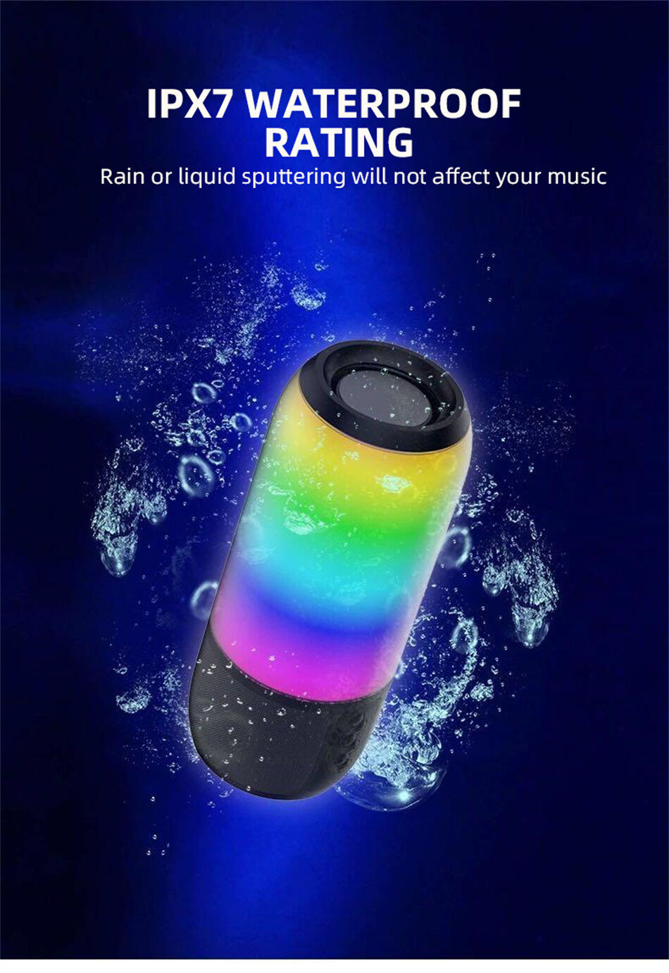 Bulk Buy China Wholesale Spot Product Mini Speaker Led Light Outdoor ...