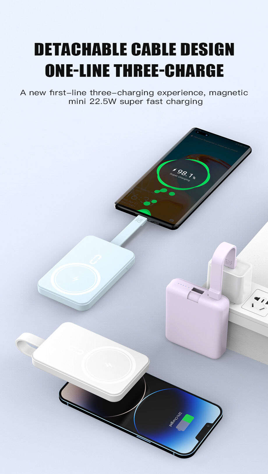 Buy China Wholesale Oem Od Abs+pc Power Banks Fast Charging Real ...