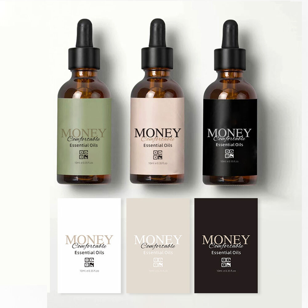 Oem Odm Oil Bottle Stickers Colour Label Adhesive Labels Essential Oil ...