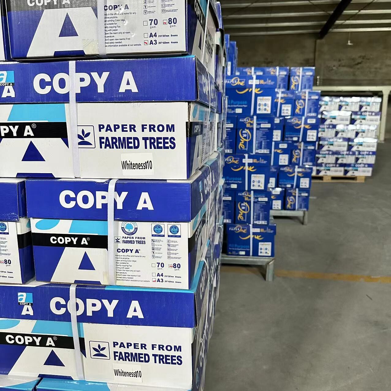 Oem Brand 70gsm 75gsm 80gsm A4 Hard Copy Bond Paper Draft Double White ...