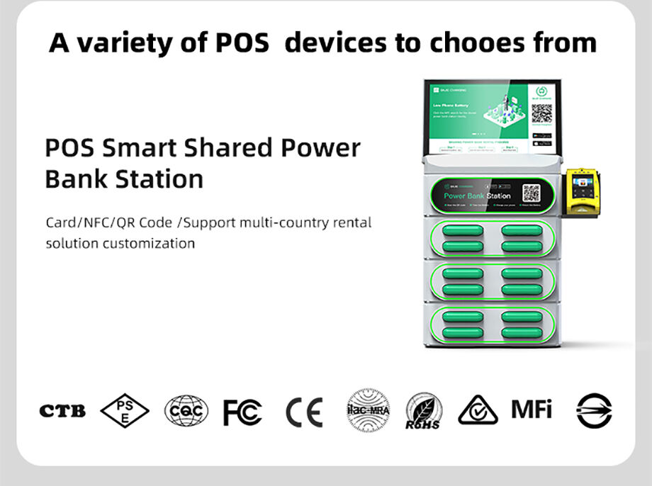 120 Slots Sharing Power Bank Rental Station With Embedded Pos Vending ...