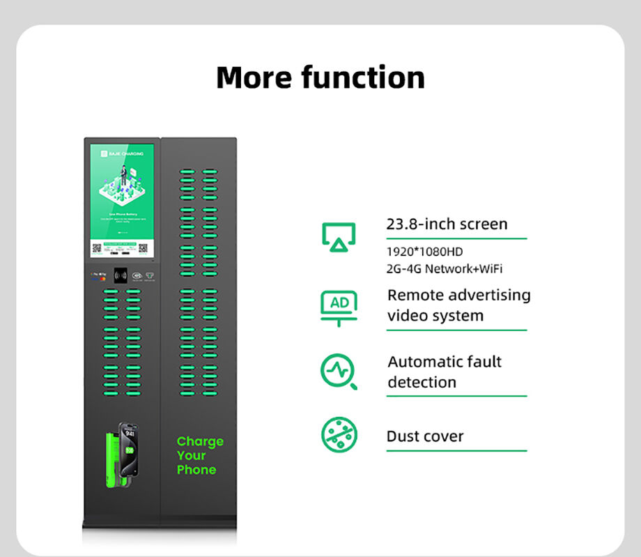 120 Slots Sharing Power Bank Rental Station With Embedded Pos Vending ...