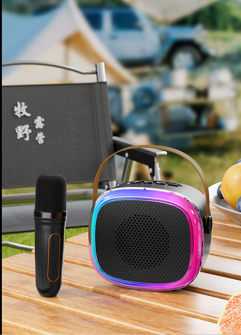 Brand New 2024 Electronic Products 10w Power Battery 1200mah Portable Wireless Bluetooth Karaoke ...
