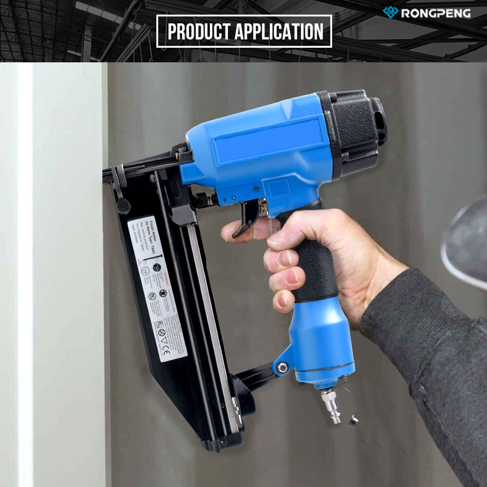 Air Finish Nailer Heavy Duty Industrial Pneumatic Nail Tool For Hard ...