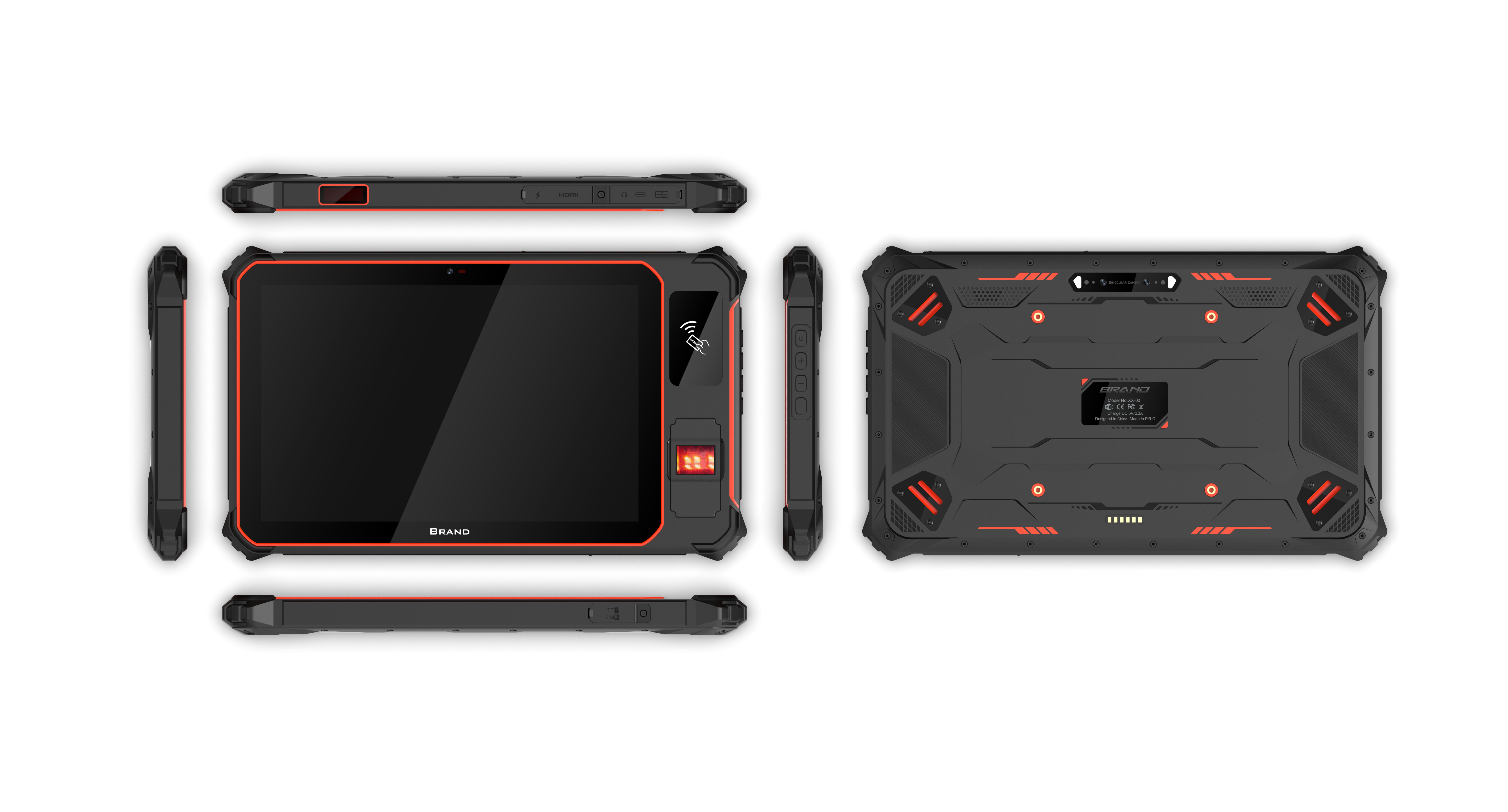 10.1“ Ip68 Industrial Rugged Mobile Tablet Pc With Nfc,qr , Fingerprint ...
