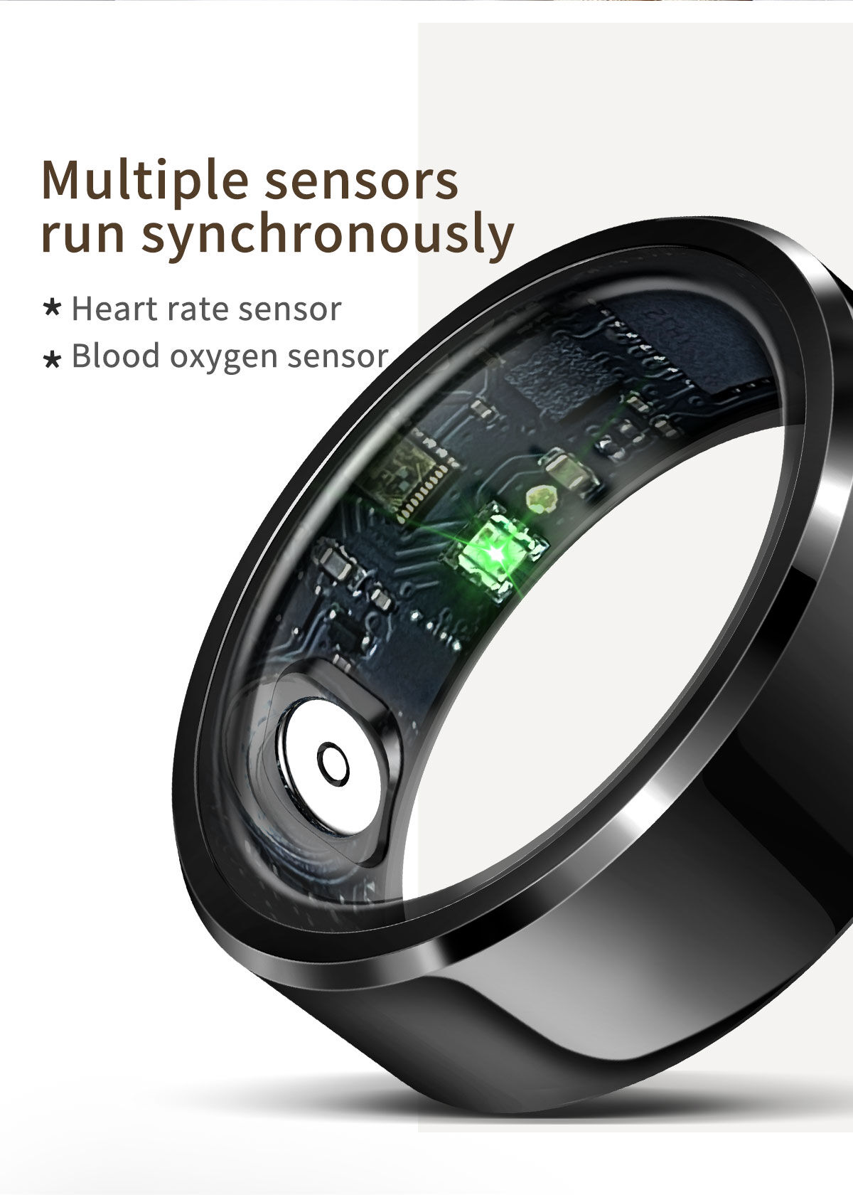Factory Customization Health Monitor Fitness Tracker Smart Ring Heart ...