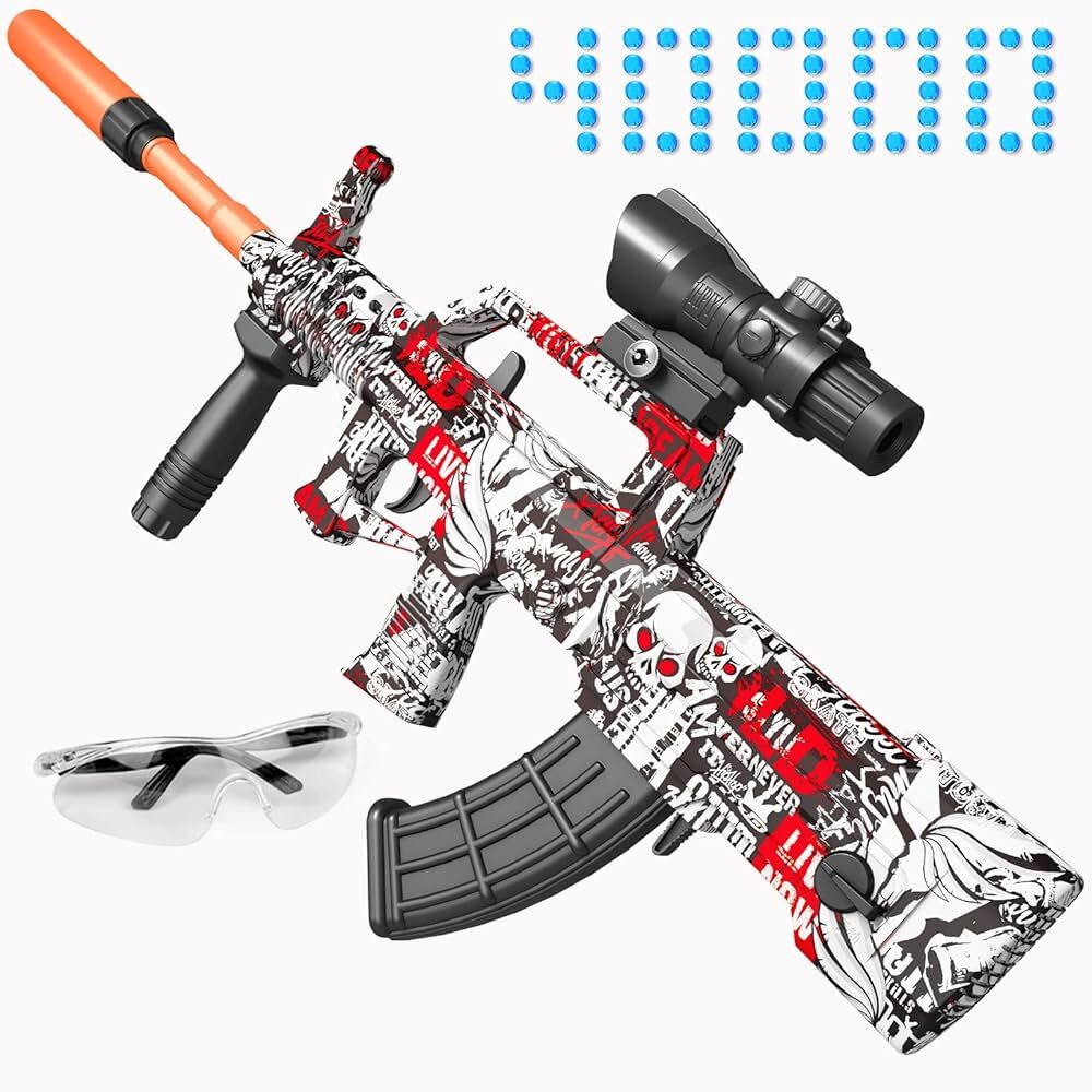 Anstoy Gel Ball Blaster, Gel Bullet Blaster With High-speed Automatic ...