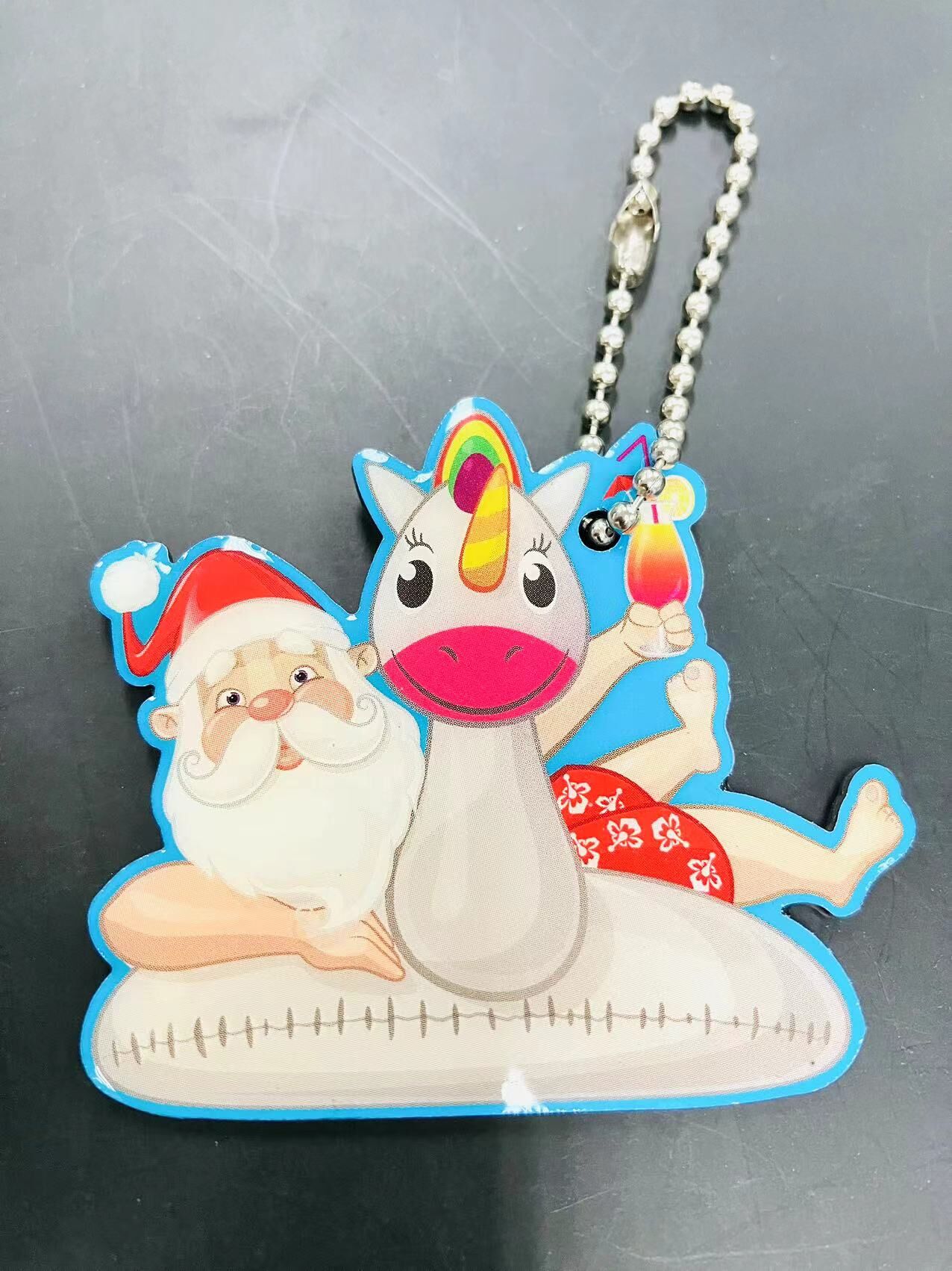 Key Chain, Made Of Zinc Alloy, With 2d Designs And Decorated With Soft ...