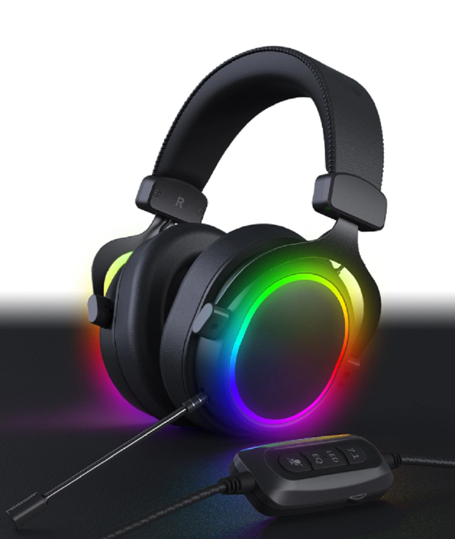 Colorful Rgb Gaming Headset Microphone For High-quality Noise Reduction ...