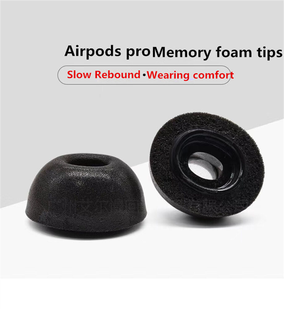 Noise Isolation Memory Foam Ear Tips For Airpods Pro/airpods Pro 2 ...
