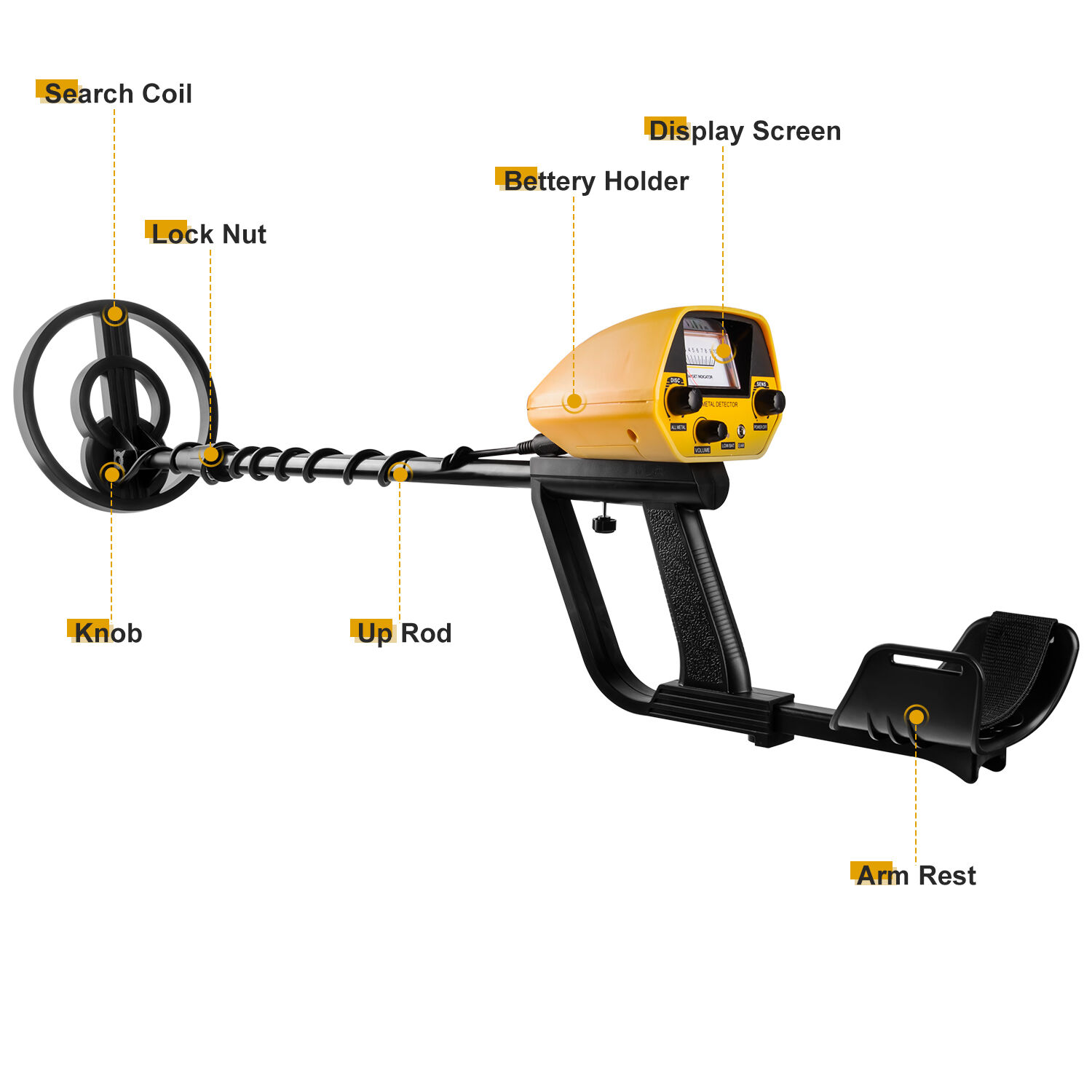 Tianxun New Factory Supply Md-5090 Gold Detector Gold Metal Detector ...