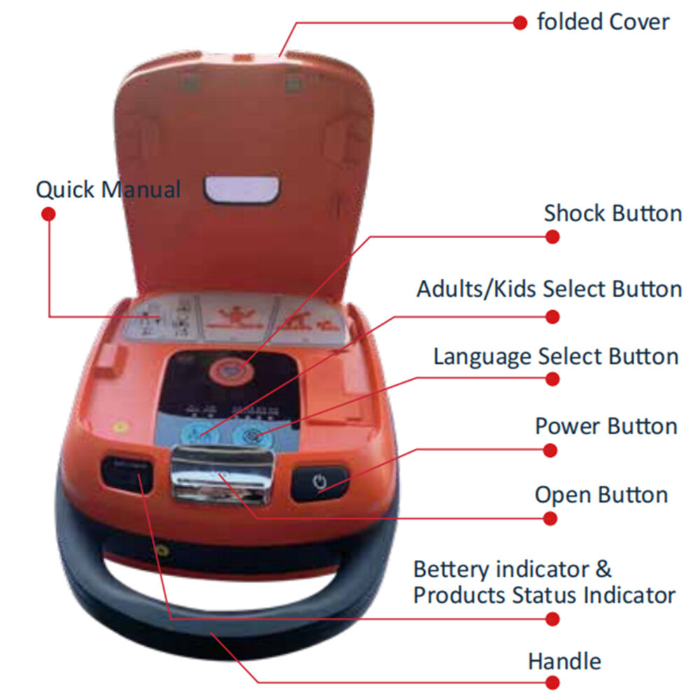 Emergency Rescue Multifunctional Aed Defibrillator Portable Medical Aed ...