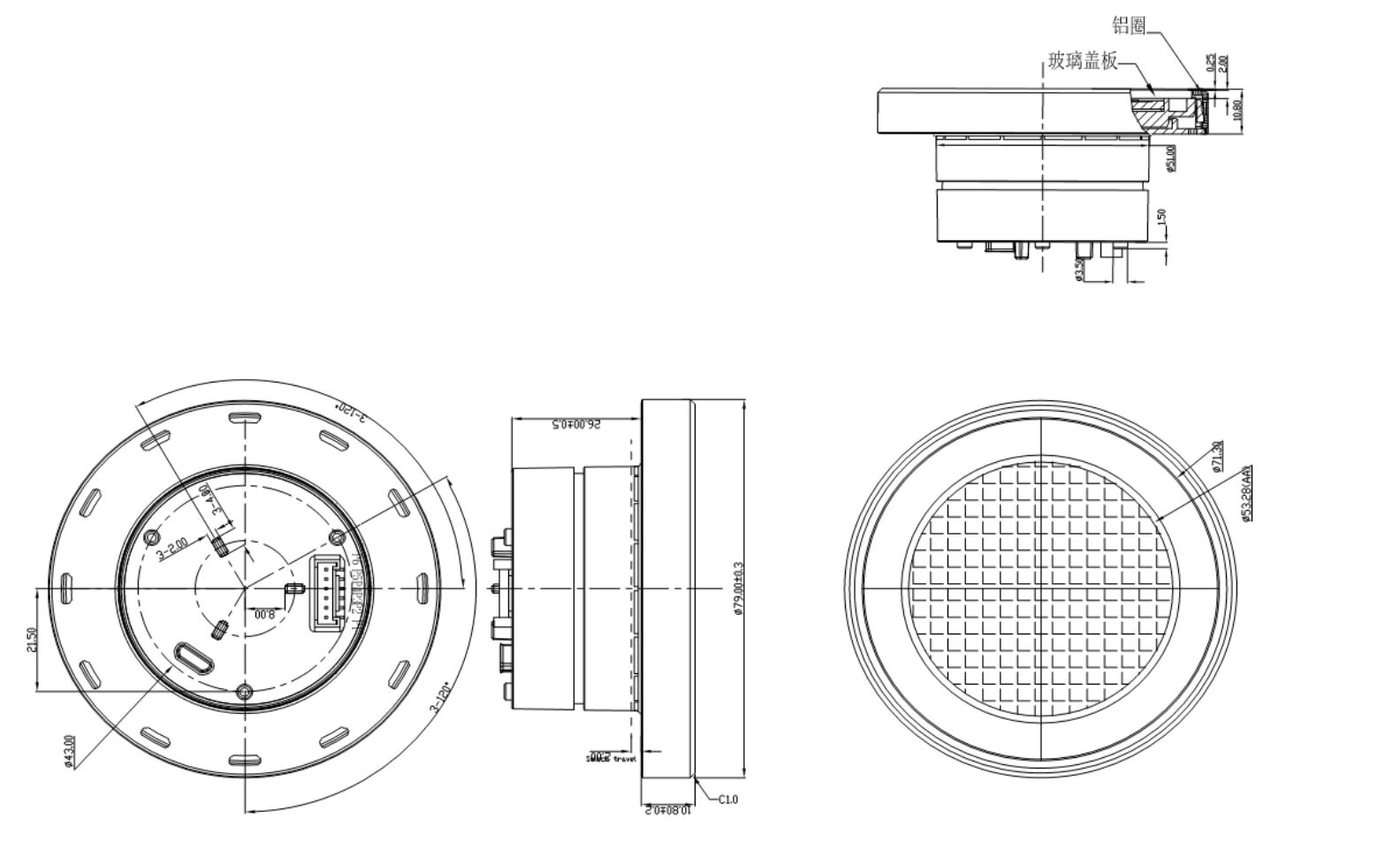 Factory Direct High Quality China Wholesale Cie 2.1-inch Rotary Screen ...