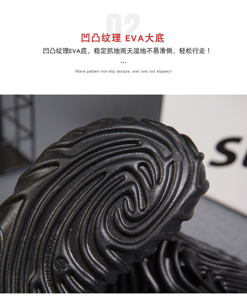 New Fingerprint Men's Casual Beach Outdoor Hole Sandals Factory Direct ...