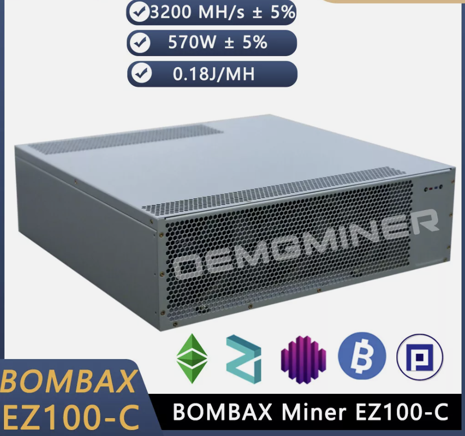 Bombax Miner Ez100-c 3200mh Etc Hash Eth Hash 3200 Mh/s ± 5% - China Wholesale Bombax Miner ...