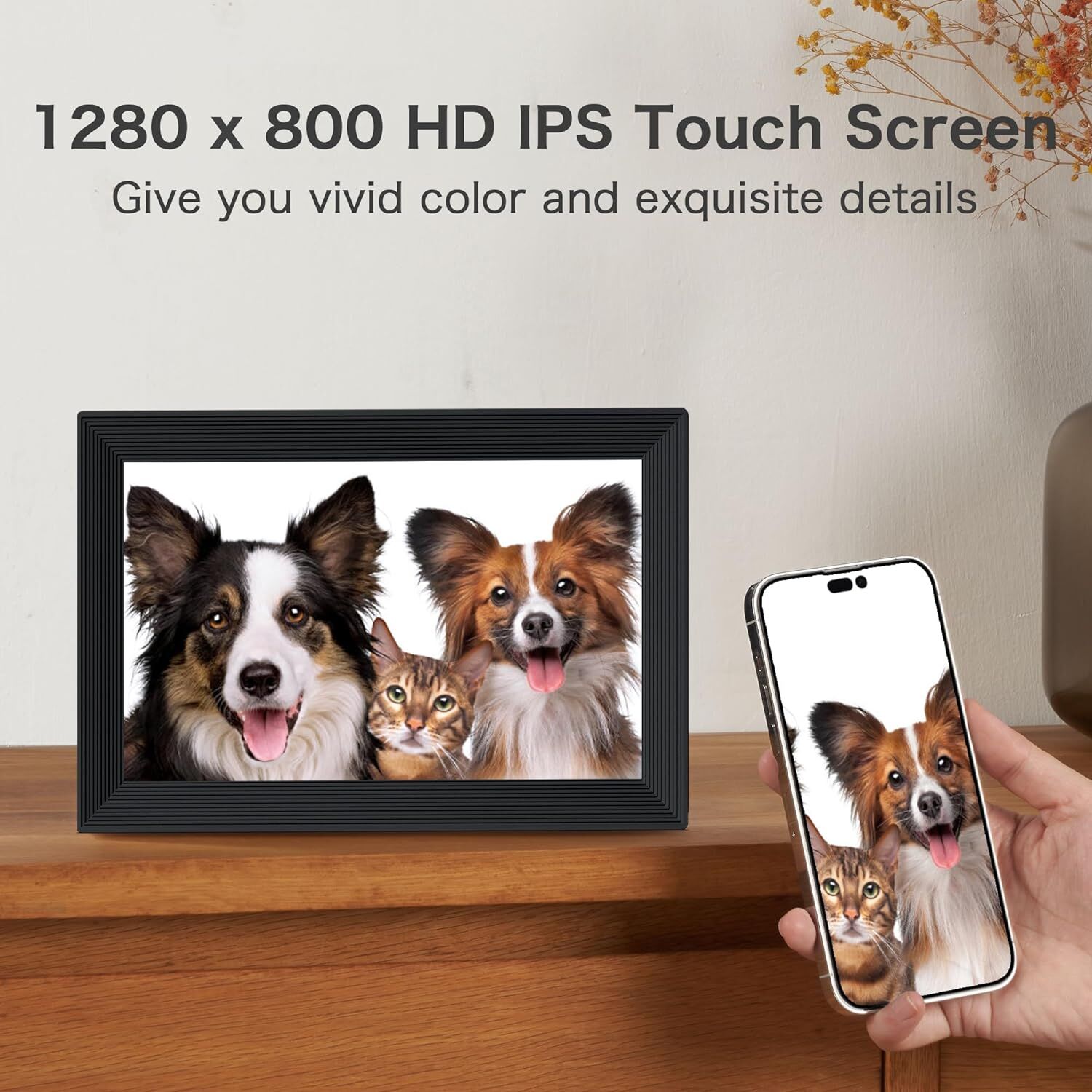 2024 Iso Certified Factory 10.1 Inch Wifi Digital Photo Frames Accept ...