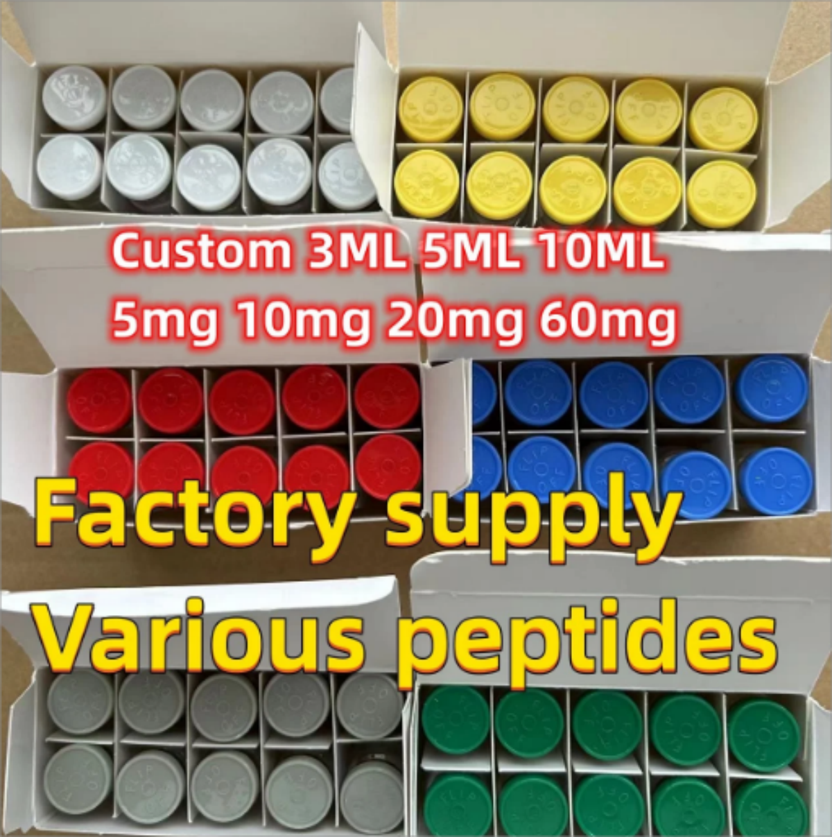 Factory Best Price Hot Sell Peptide 10mg Peptides List Top Grade ...