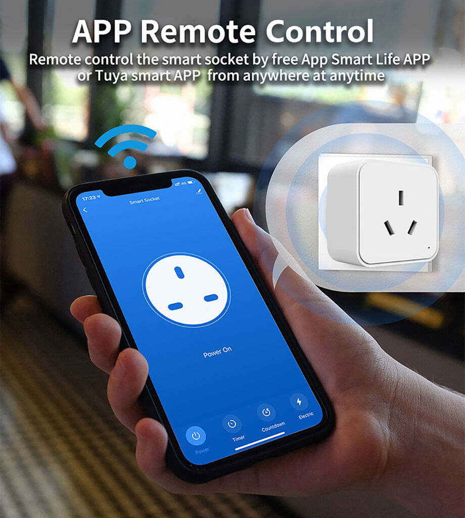 Hot-selling Au Standard Tuya Wifi App Remote Control Smart Power Socket ...