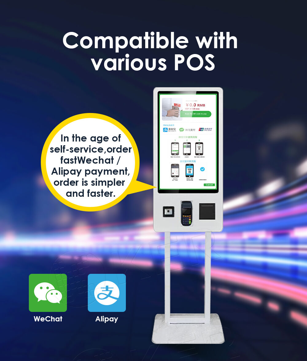 Customized Self Ordering Checkout Machine Touch Screen Pc Self Service ...