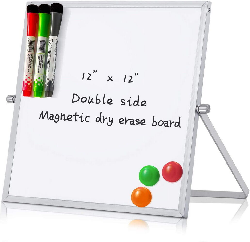 Desktop Mobile Foldable Portable Double Sided Dry Erase Magnetic Erase ...