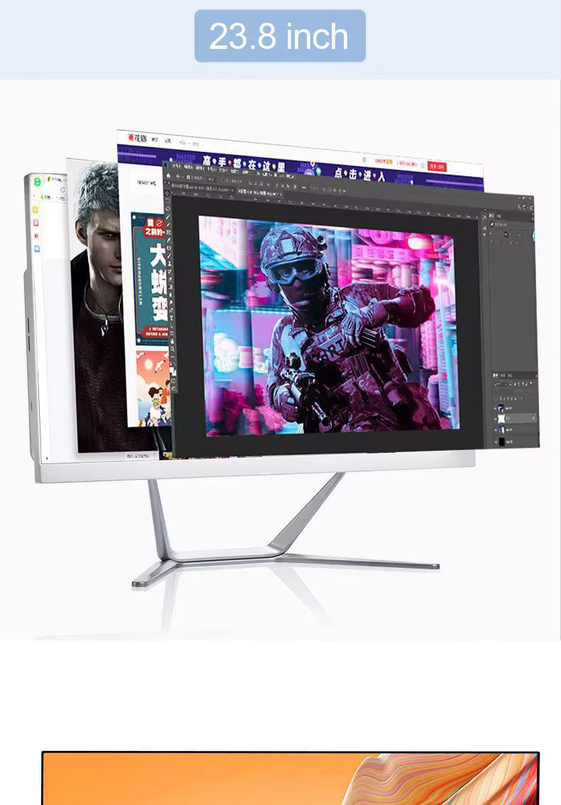 All In One Pc 21.5 Inch Processor I3/i5/i7 Optional Cheap Framless All ...