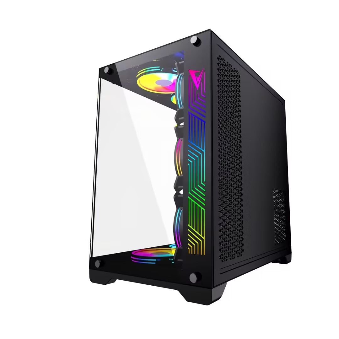 Wholesale Pc Gaming Case Two Side Tempered Glass Atx Tower Rgb Light ...