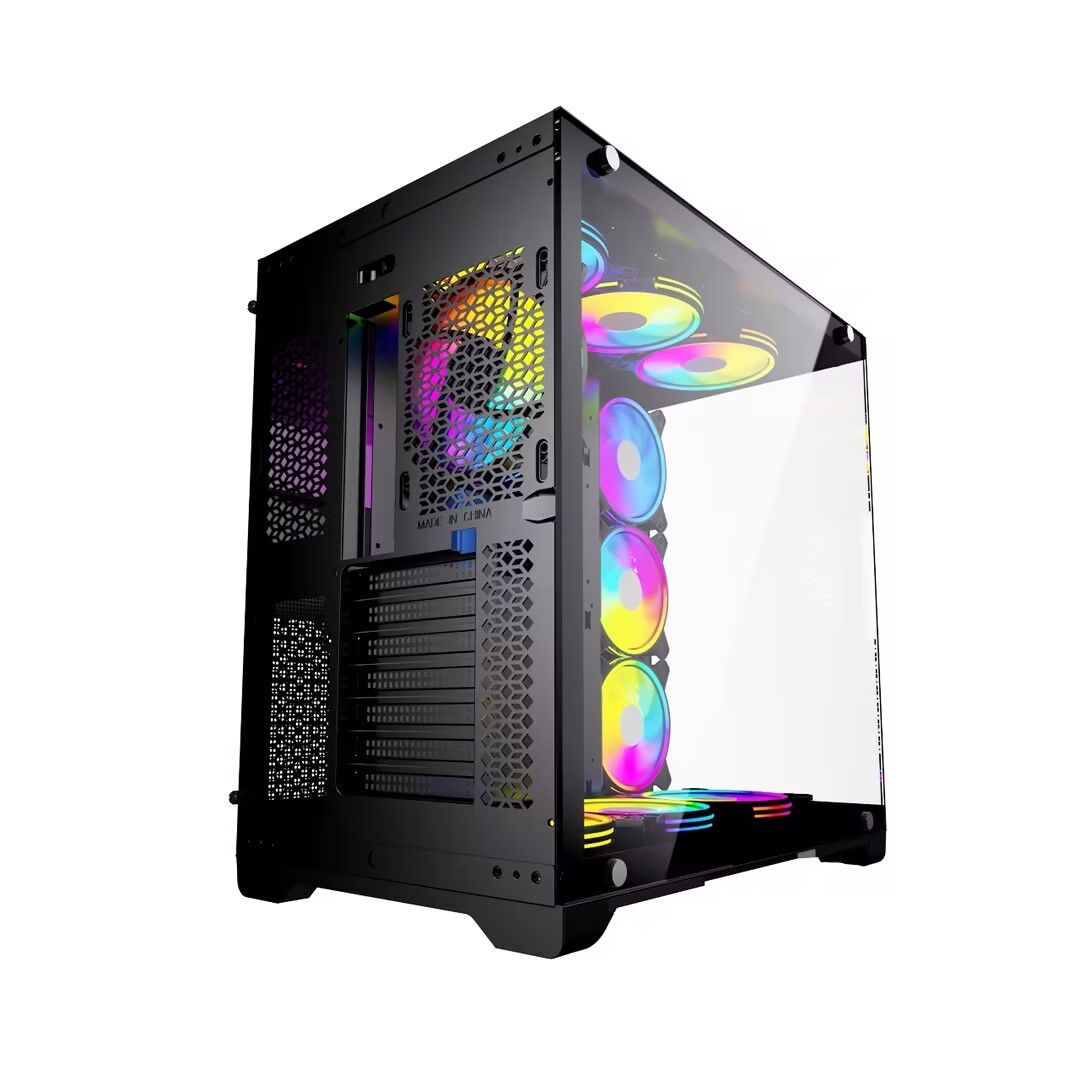 Wholesale Pc Gaming Case Two Side Tempered Glass Atx Tower Rgb Light ...