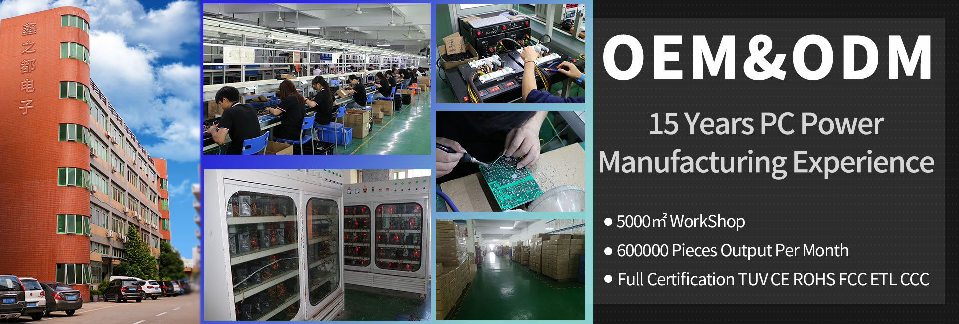 Oem/odm Factory Direct Sale E-atx Pc Casing Full Tower Mesh Panel ...