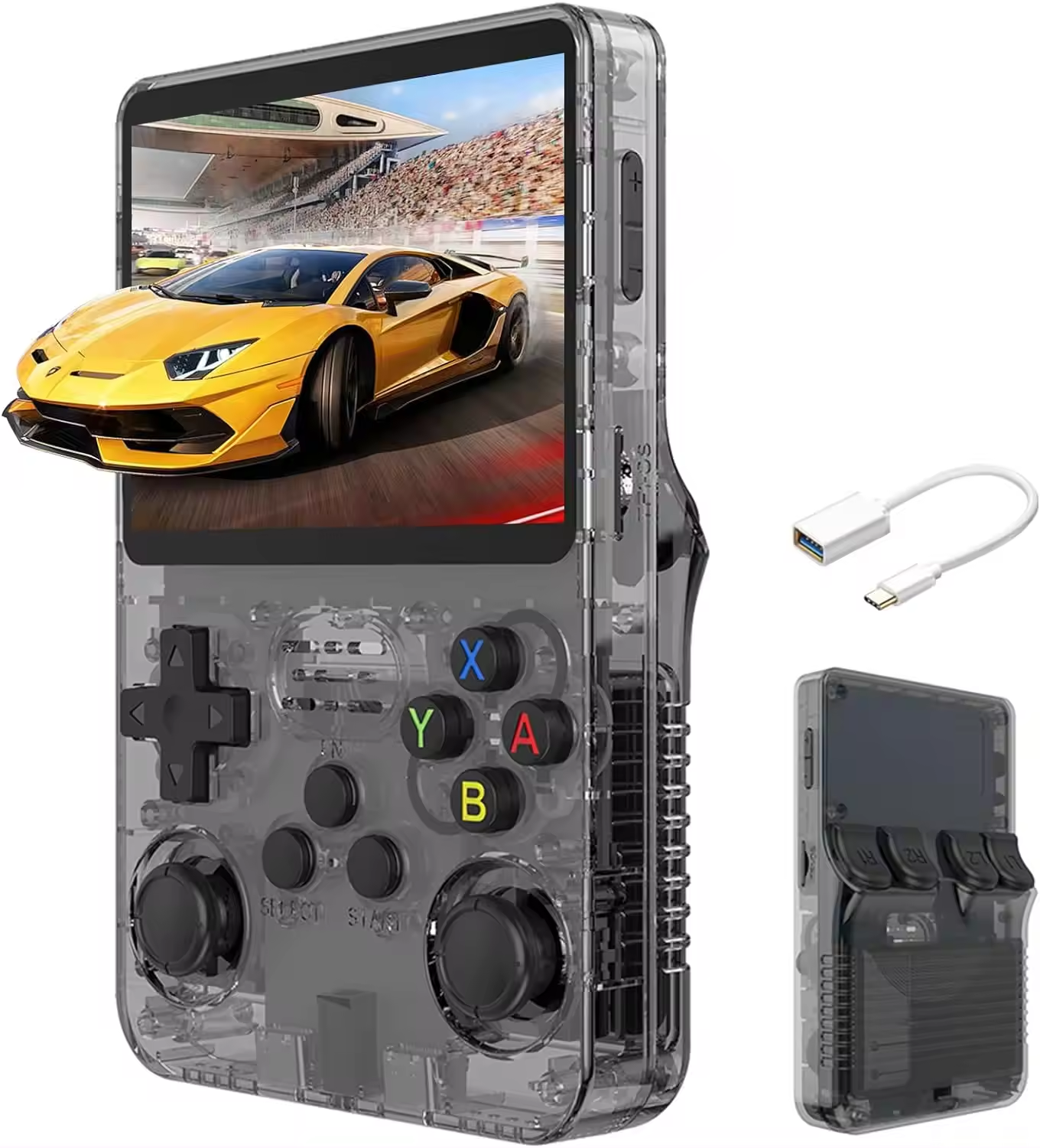 Hot Selling R36s Retro 3.5 Inch Ips Screen Handheld Game Console 64gb ...