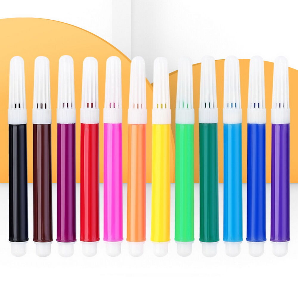 Promotional Mini Plastic Colorful Watercolor Pen 12 Colors Marker Pen ...