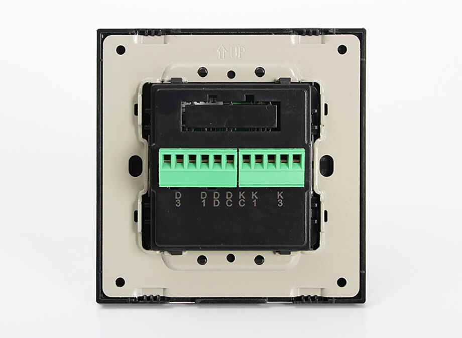 Top Ranking Black Tempered Glass Reset Push Button Intelligent 12v Dc 2 ...