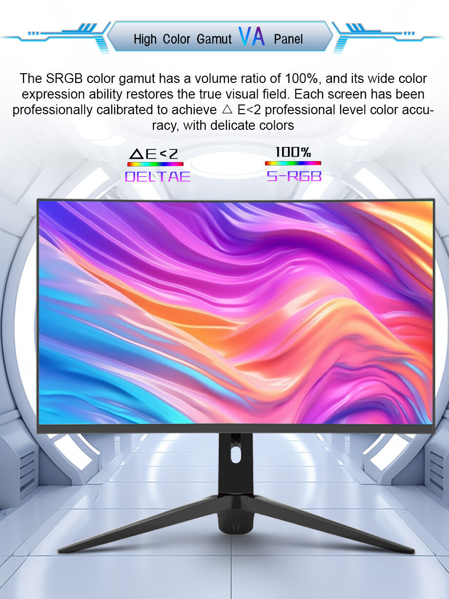 Thin Case 4k 27 Inch Curved Gaming Monitor, With Rgb Light, R1500 ...