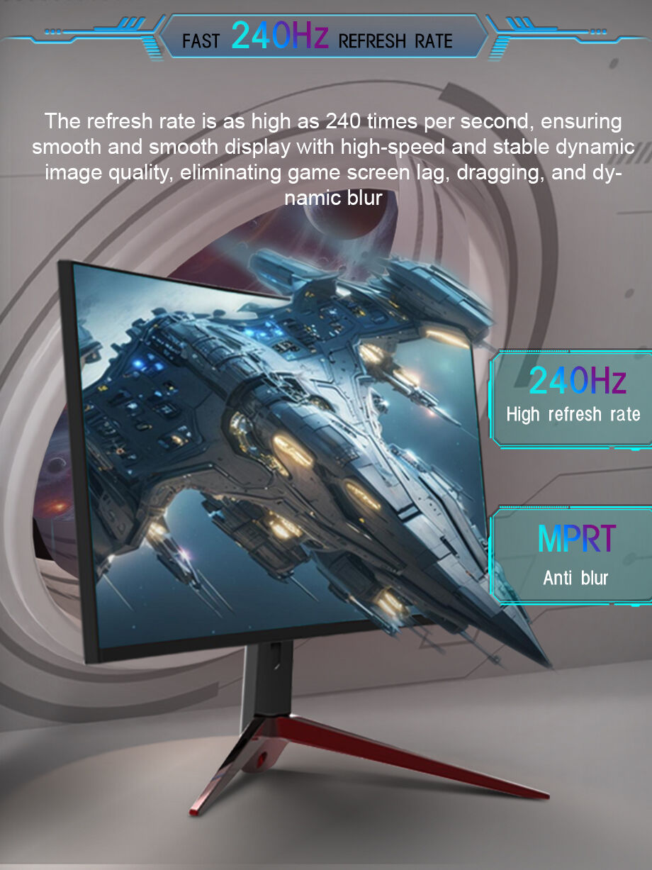 Thin Case 4k 27 Inch Curved Gaming Monitor, With Rgb Light, R1500 ...