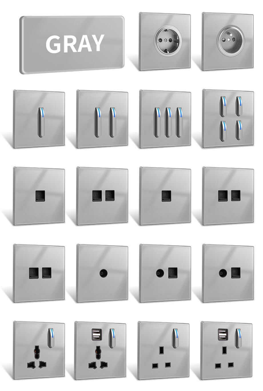 Factory Direct High Quality China Wholesale Wall Switches With Led 16a ...