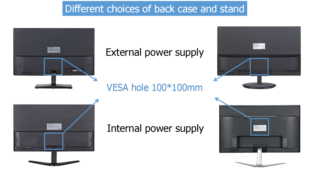 Narrow Bezel Led Pc Monitors 23.8 Inch Full Hd Led Pc Monitor - Expore ...