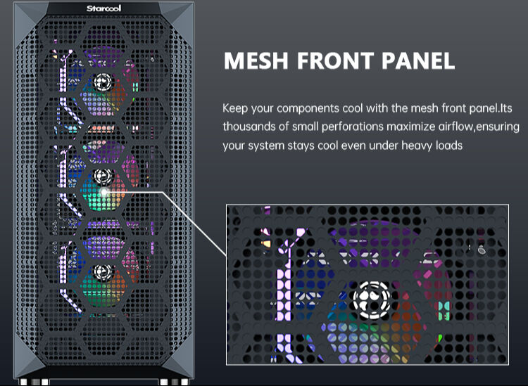Oem/odm Factory Direct Sale E-atx Pc Casing Full Tower Mesh Panel ...