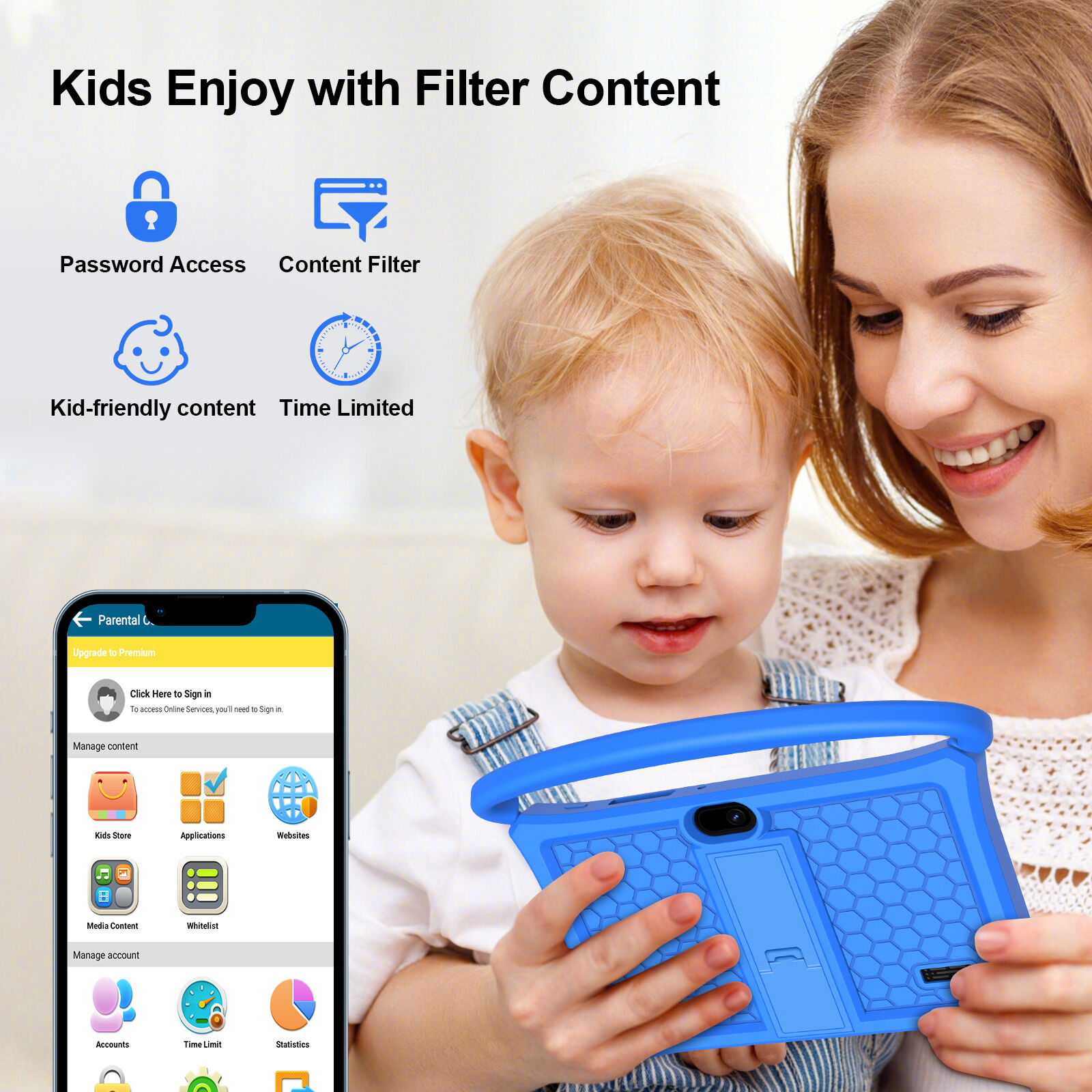 Buy China Wholesale Pritom Portable 7 Inch Kiddies Tablet 32gb Rom Dual ...