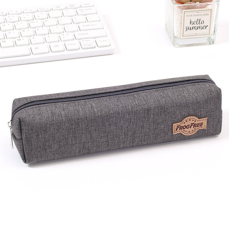 Pencil Bag Black Dirty Resistant Stationery Bag Large Capacity Pencil ...