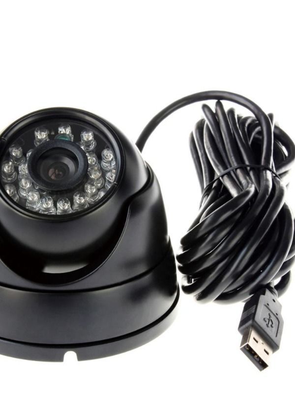 Sno Night Vision 640x480 Cmos Vga Ir Led Aluminum Case Usb Dome Camera ...