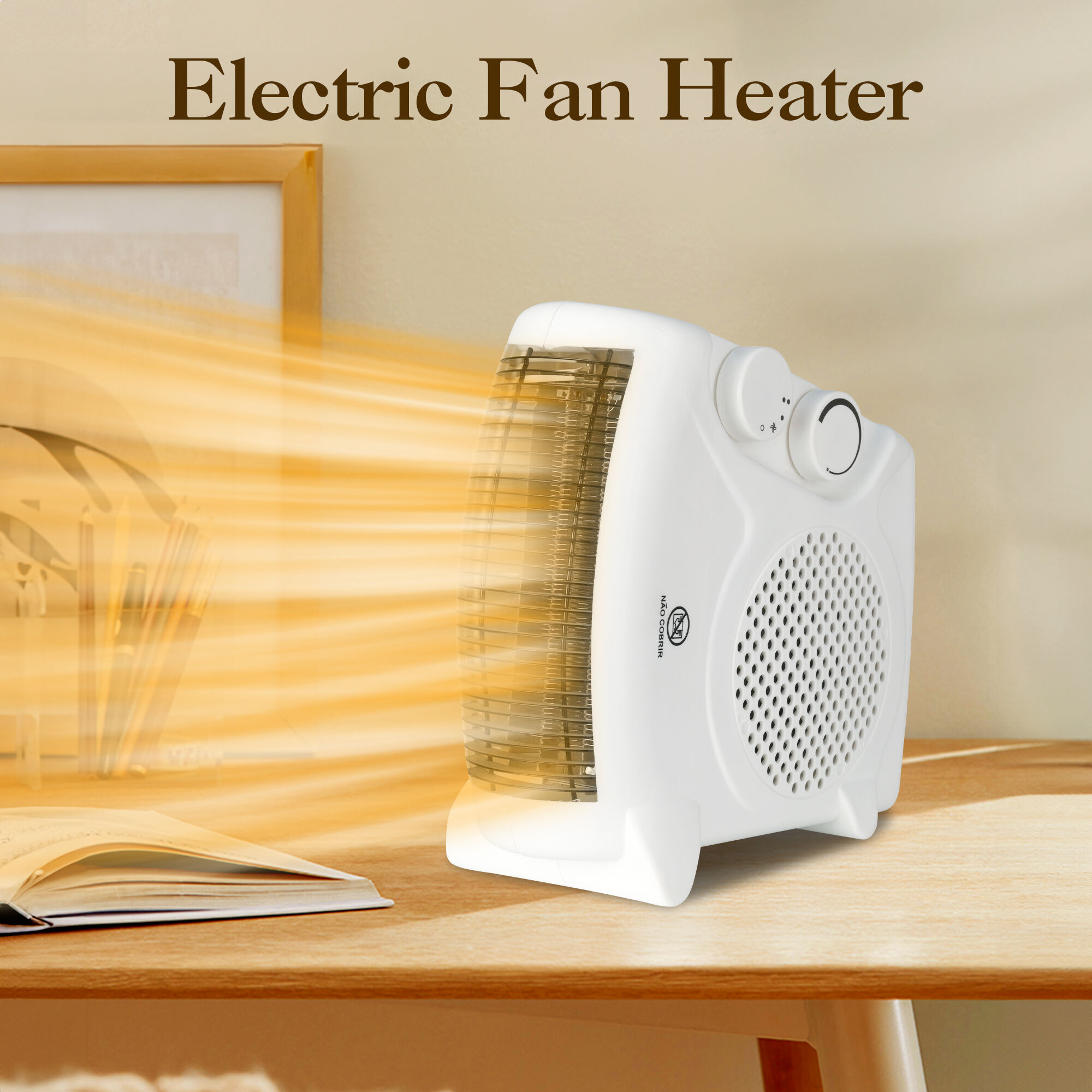 Cool And Warm Household Desktop Space Heaters Table Portable Electric ...