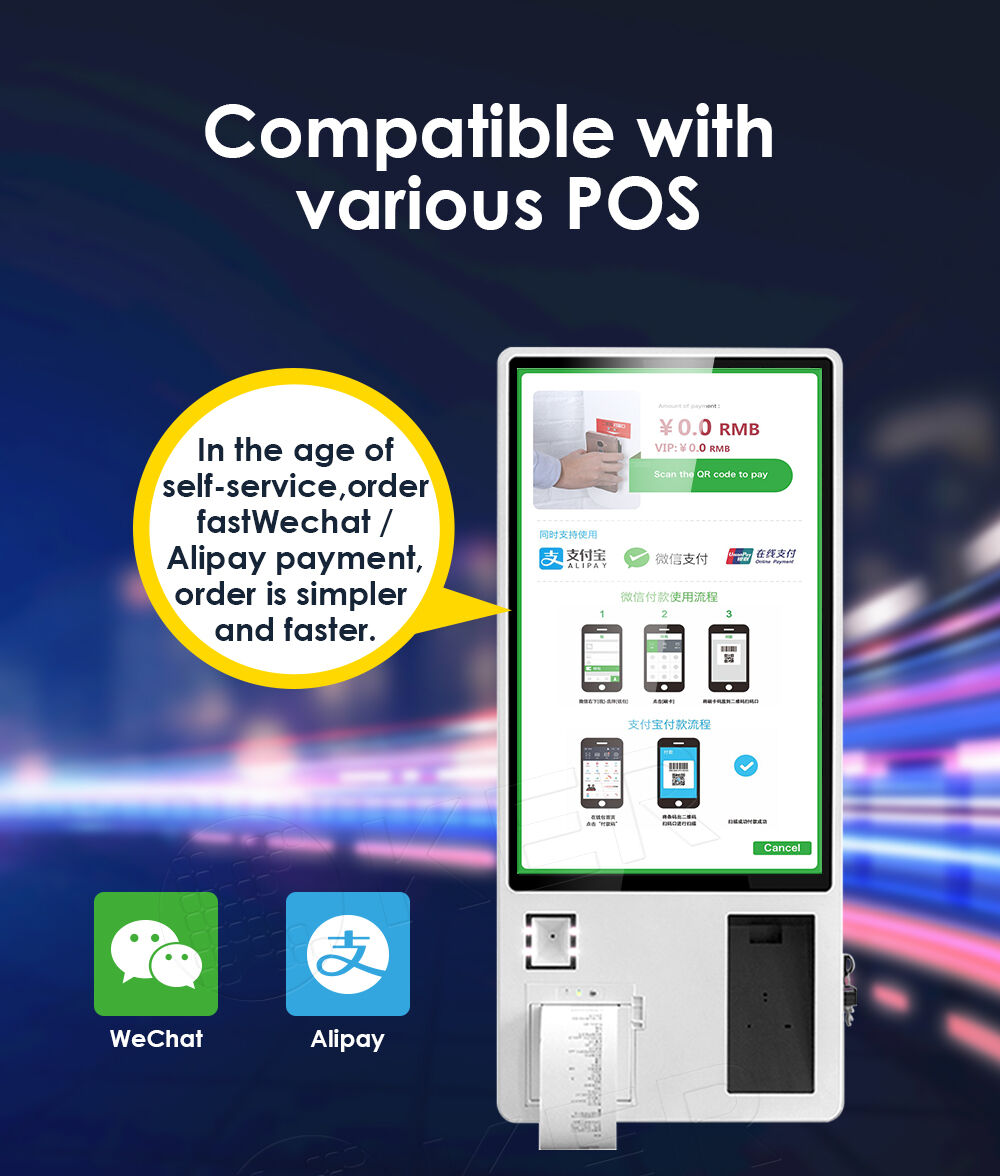 Buy China Wholesale 32" Touch Screen Self Payment Kiosk Self Service ...