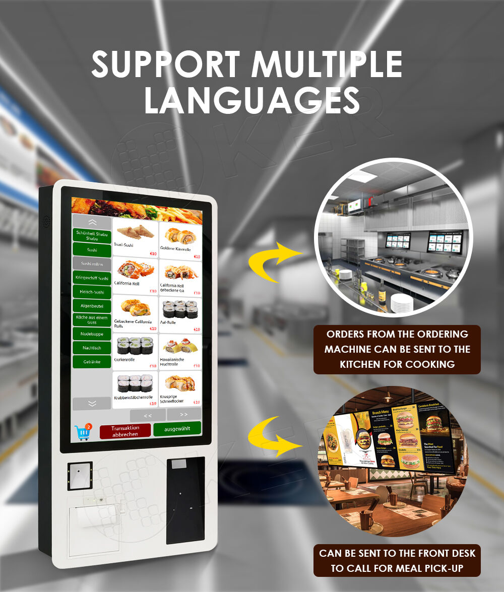 32 Inch Self Ordering Kiosk Self Order Kiosk Restaurant Waterproof ...