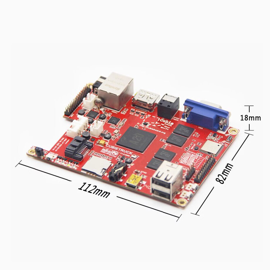 Cubieboard3 Development Board Cubietruck Dual Core A20 Development Board Surpasses Raspberry Pie ...