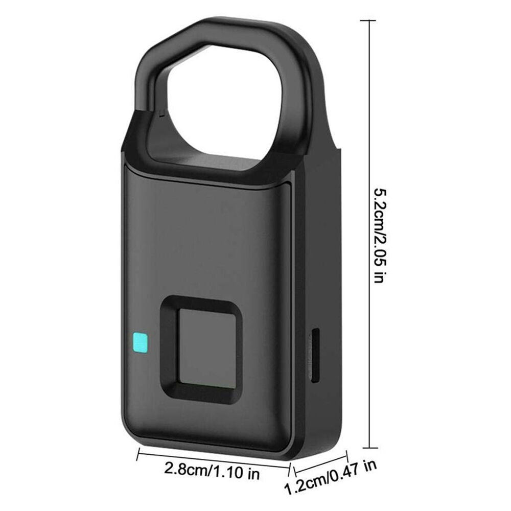 2025 High Quality Smart Keyless Fingerprint Padlock Lock Biometric ...