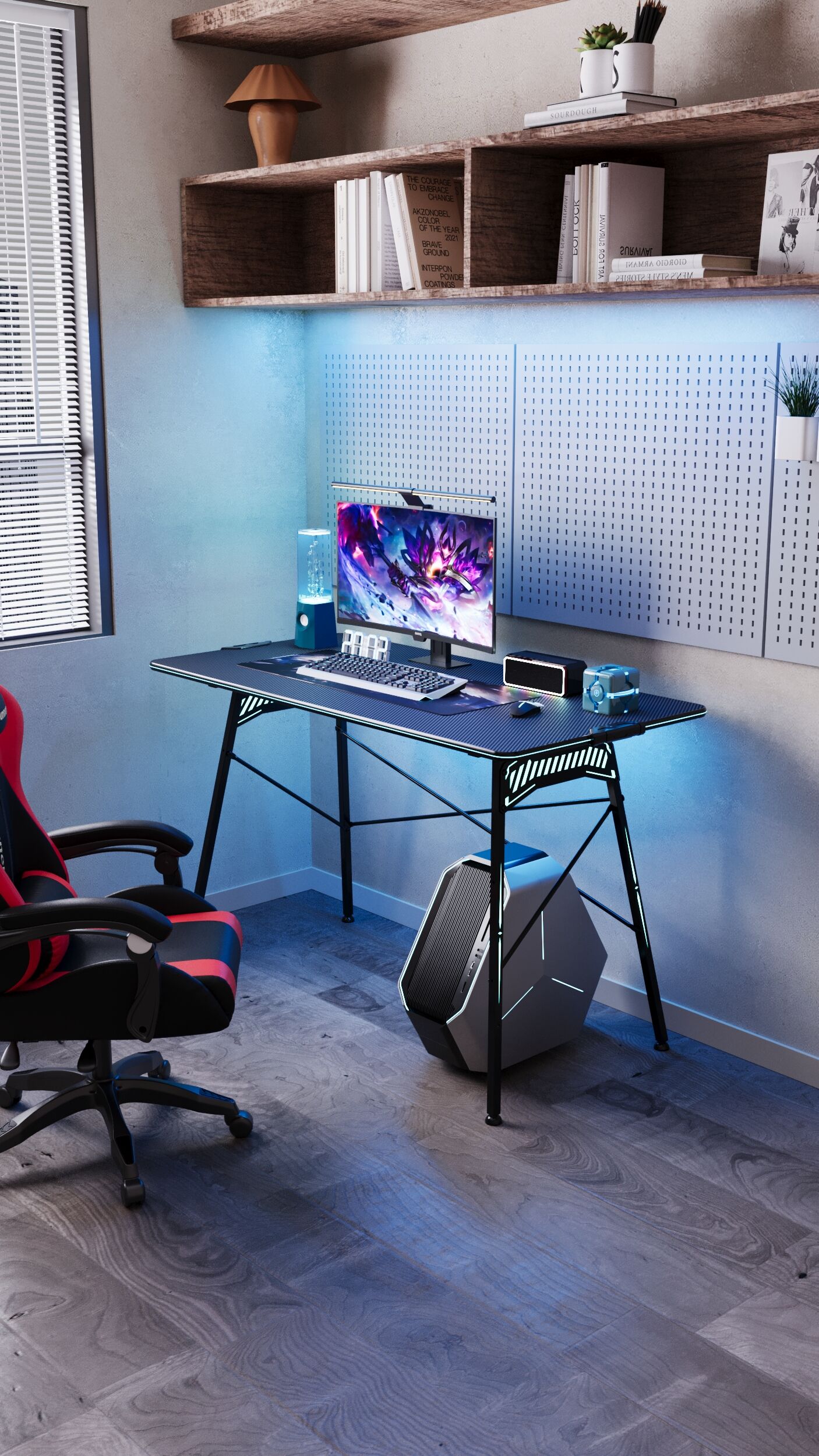 Factory Direct High Quality China Wholesale V-mounts Modern 48in Gaming Desks For Pc Gaming ...