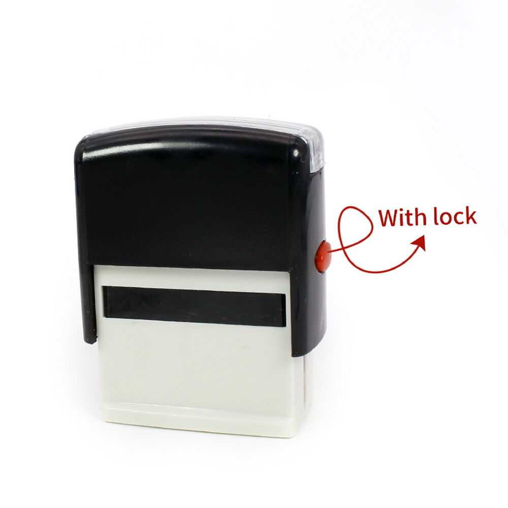 Custom Stamp Logo Personalized Self-inking Stamp Round Self Inking ...