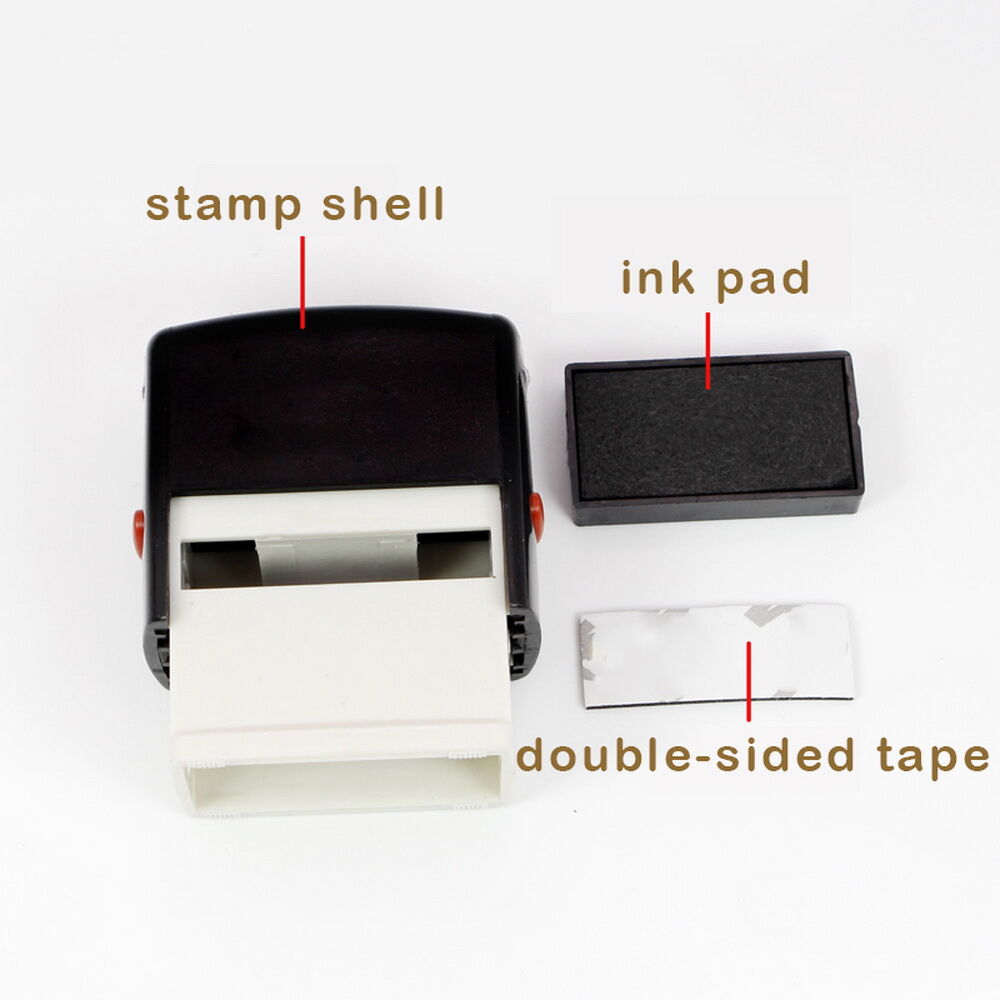 Custom Stamp Logo Personalized Self-inking Stamp Round Self Inking ...