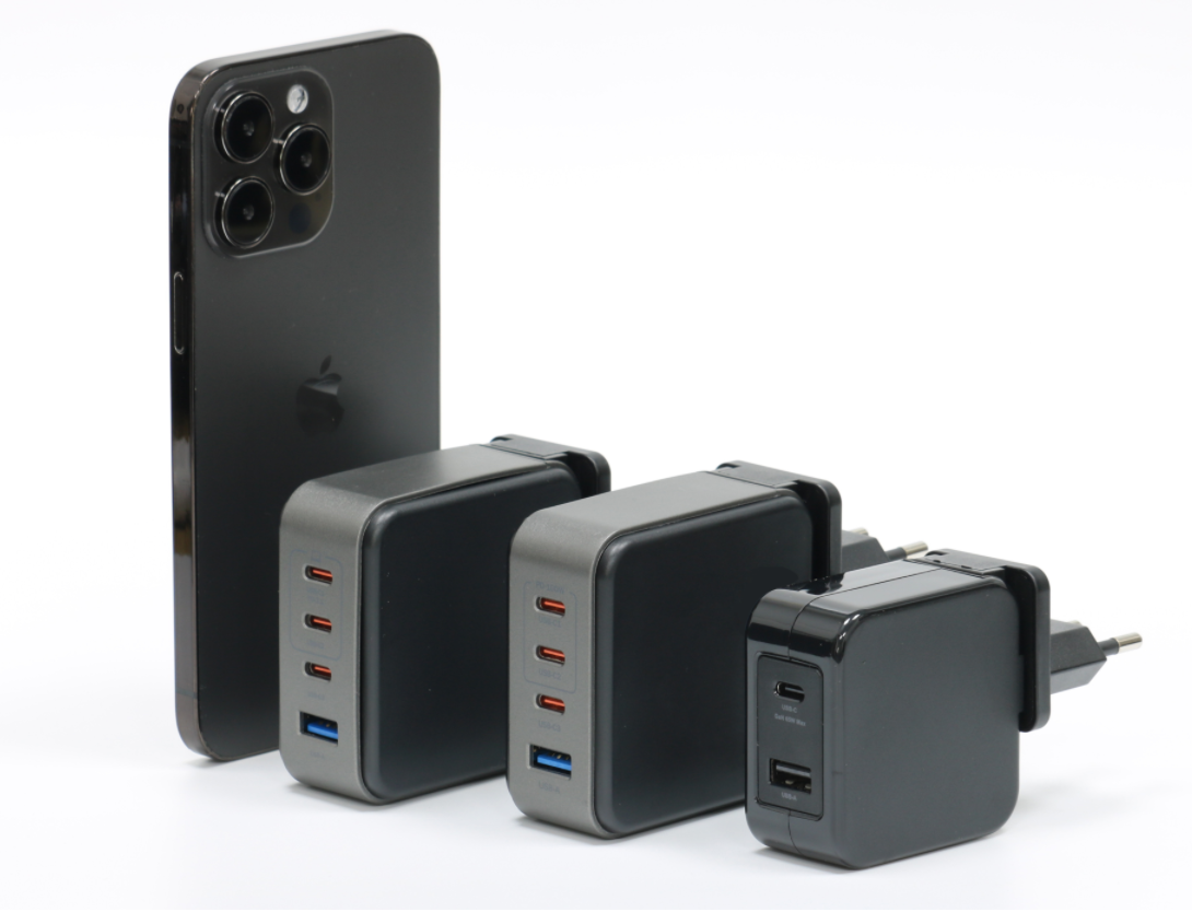 Hot Wall Charger Pd 100w Max Gan Pd 100w With 3 Type-c+ 1usb-a Output ...