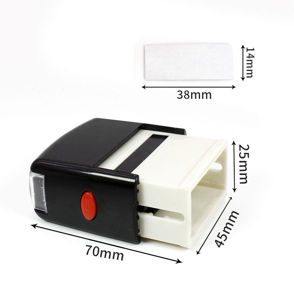 Custom Stamp Logo Personalized Self-inking Stamp Round Self Inking ...